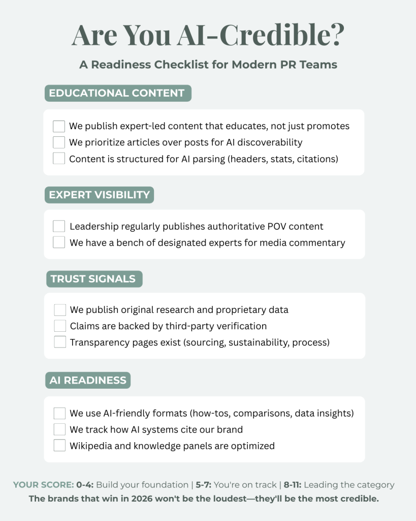 Credibility Management: A Must-Have PR Program in 2026 - CBC